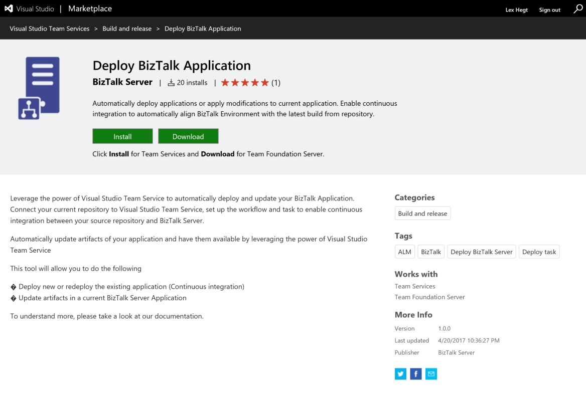BizTalk Application Deployment with VSTS | BizTalk360