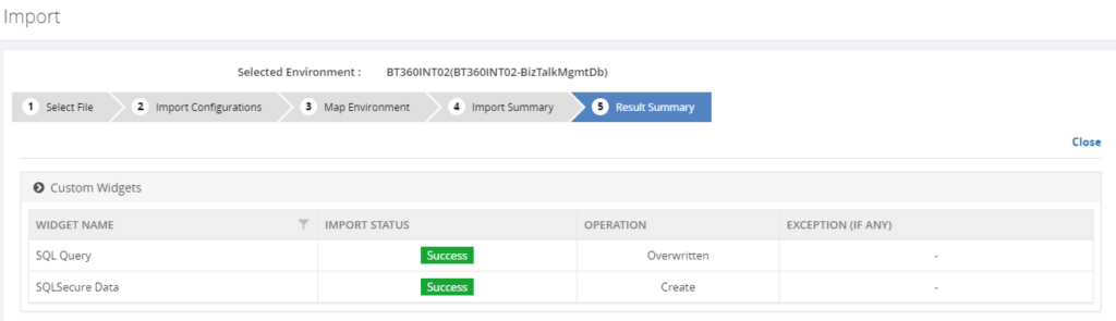 Extended Import/Export Configuration Part 2