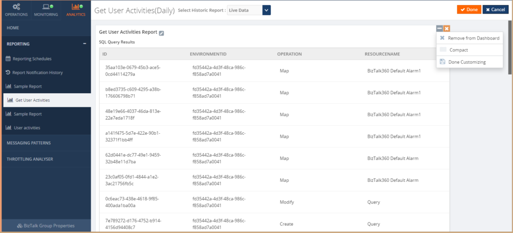 Secure SQL Query Reports | BizTalk360 Blogs