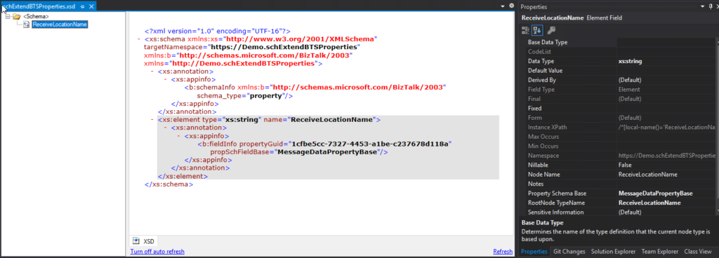 How To Promote The Biztalk Server Receive Location Name Property 