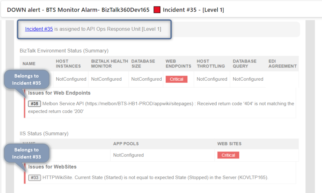 Alert Escalation & Incident Management with BizTalk360